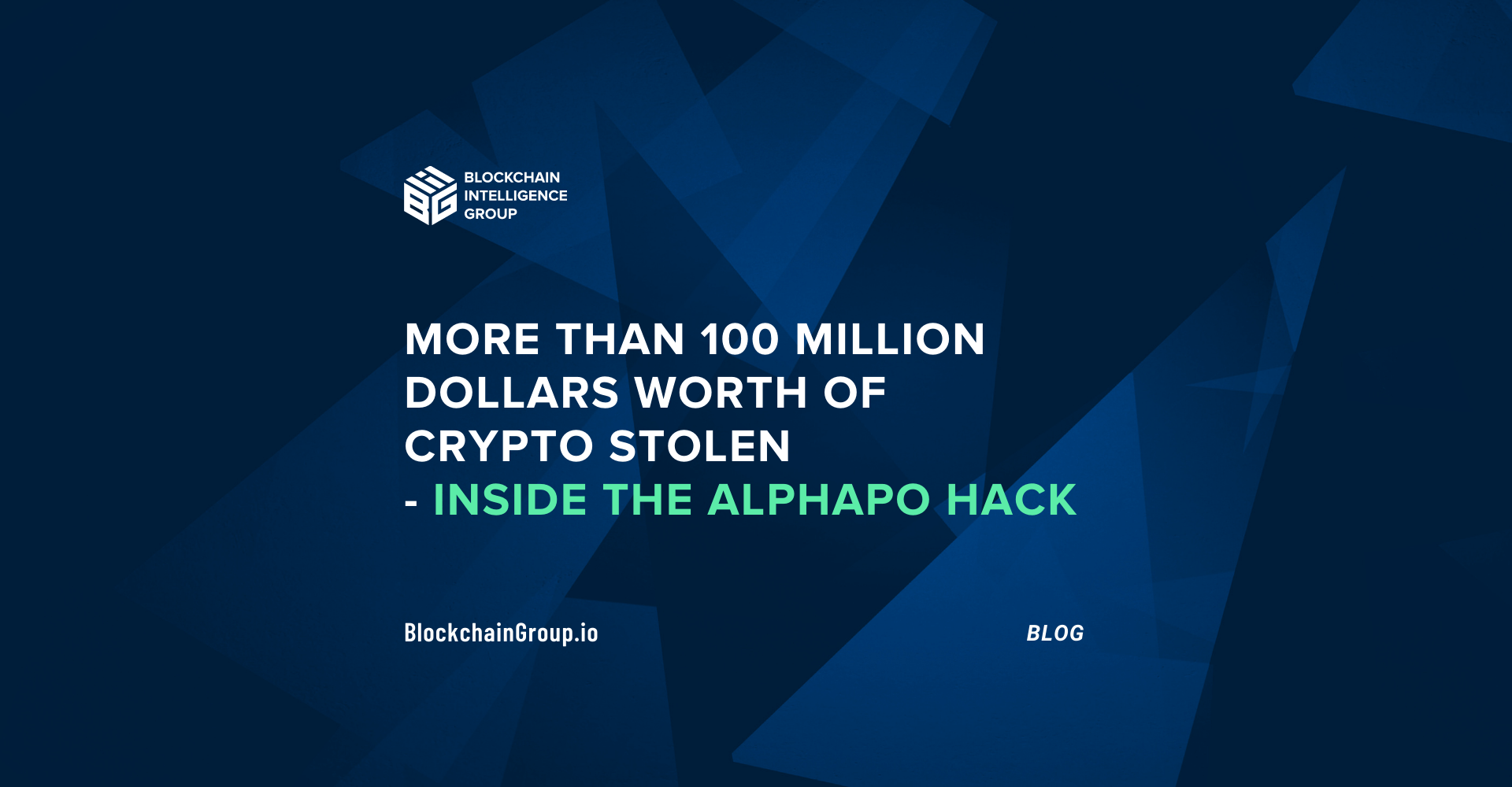 More Than 100 Million Dollars Worth of Crypto Stolen - Inside The Alphapo Hack - Blockchain ...